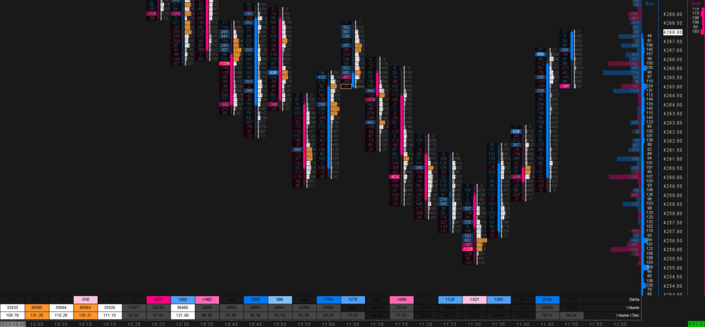 Footprint with Center-Candlestick and DOM - boostyourcharts